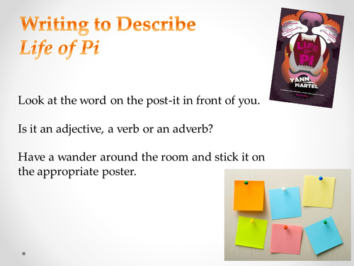 Writing to Describe - Life of Pi | Teaching Resources