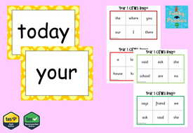 Year 1 Common Exception Word - Whole Class Bingo | Teaching Resources