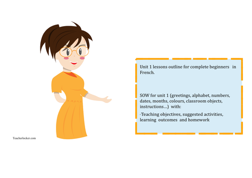 French Unit Plans for Beginners - Get full year of scheme of work ...