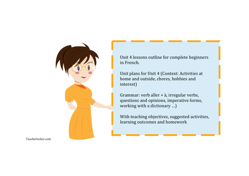 French Unit Plans for Beginners - Get full year of scheme of work ...