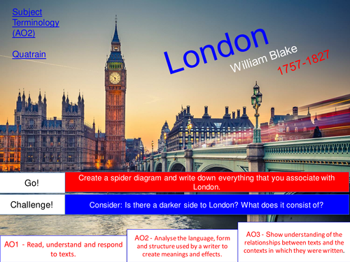 Exposure / London / Ozymandias - Power and Conflict | Teaching Resources