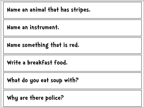 180 Questions and Prompts to Build Expressive & Receptive Language ...