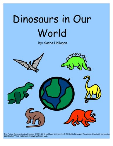 Adapted Dinosaur Book! Great for Children with Autism! | Teaching Resources