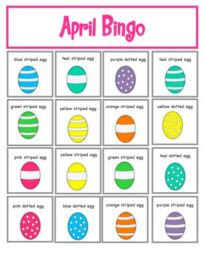 April Bingo | Teaching Resources