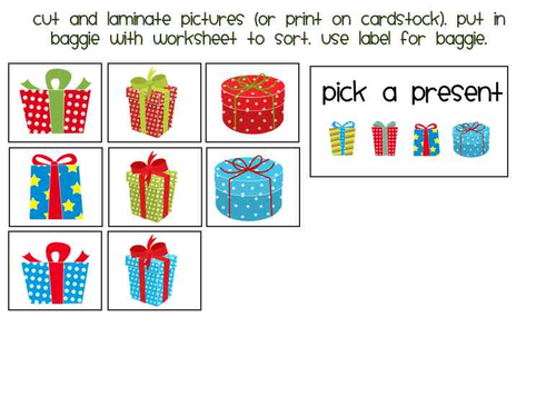 Christmas Reading Centers and Literacy Games for Special Education ...