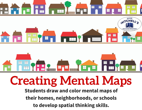 Creating Mental Maps - Geography Map Skills Practice Activity ...