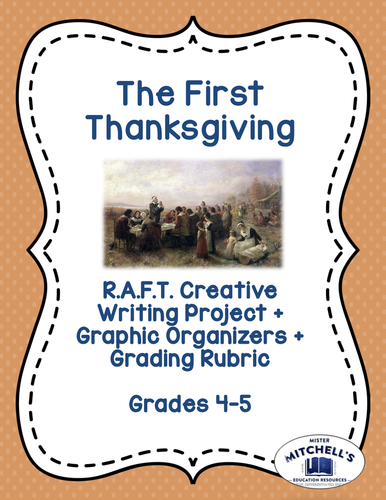 The First Thanksgiving RAFT Creative Writing Project + Graphic ...