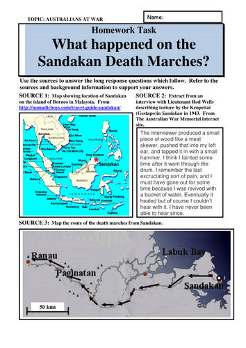 What happened on the Sandakan Death Marches? | Teaching Resources