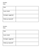 Improving Student Progress: Intervention Tracking Forms | Teaching ...