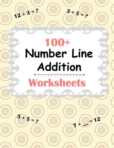 Number Line Worksheets Bundle - Addition, Subtraction, Multiplication ...