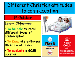 Different Christian attitudes to contraception | Teaching Resources