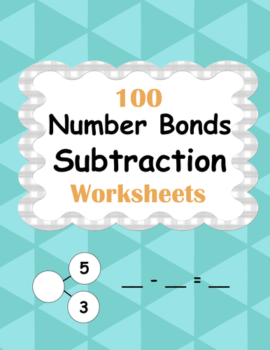 Number Bonds: Subtraction Worksheets | Teaching Resources