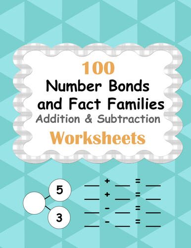 Number Bonds Worksheets Bundle | Teaching Resources