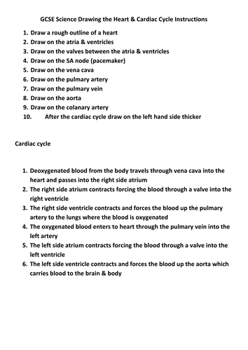 New AQA Biology The Heart & Circulation Lesson | Teaching Resources