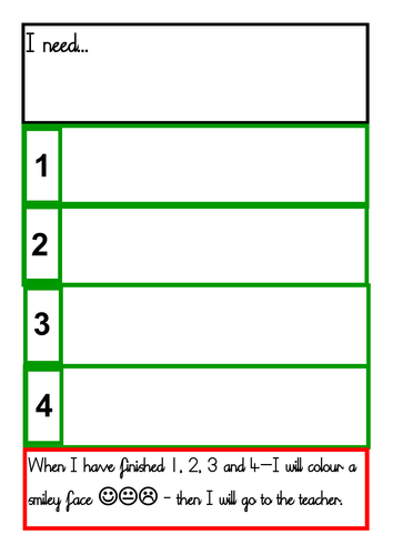 Infant task management board by Julieslcn - Teaching Resources - TES