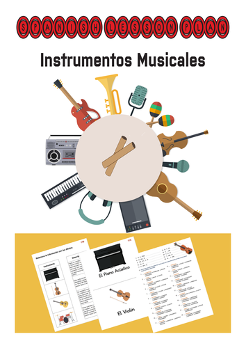 Spanish Lesson Plan: Los Instrumentos Musicales | Teaching Resources