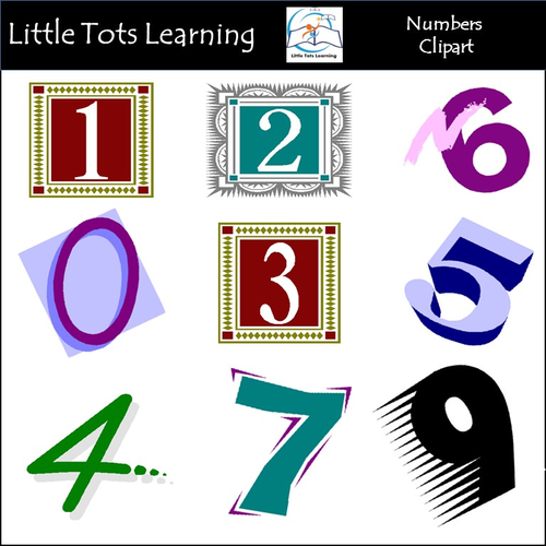 Numbers Clip Art | Teaching Resources
