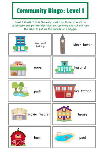 Community Bingo | Teaching Resources