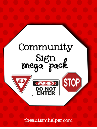 Community Signs Mega Pack for Special Education | Teaching Resources