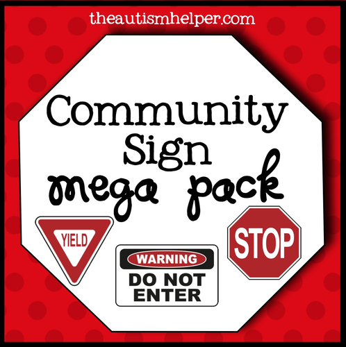 Community Signs Mega Pack for Special Education | Teaching Resources