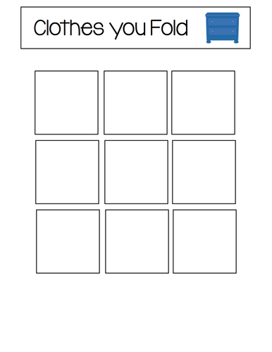 File Folder Activities {Household Themed} | Teaching Resources