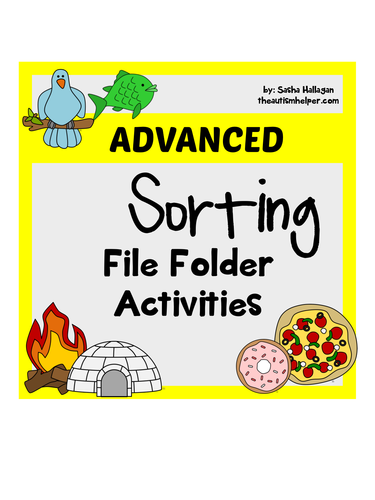 File Folder Activities for Advanced Sorting | Teaching Resources