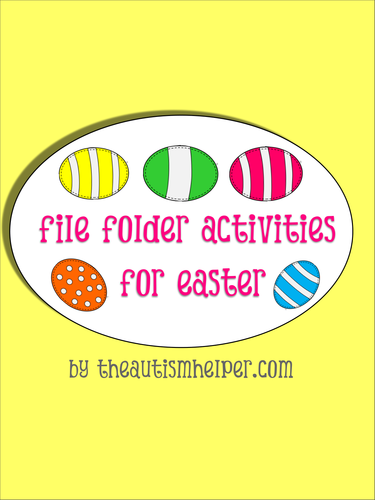 File Folder Activities for Easter | Teaching Resources