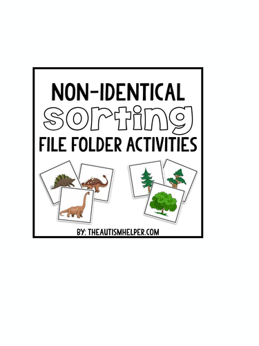 File Folder Activities for Non-Identical Sorting | Teaching Resources
