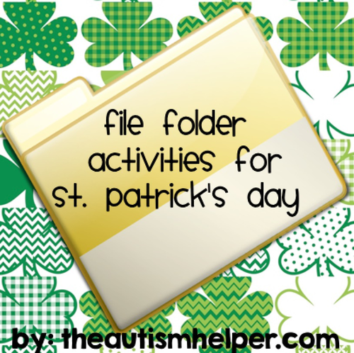 File Folder Activities for St. Patrick's Day | Teaching Resources