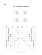 Shapes reduction activity. 12 worksheets. | Teaching Resources