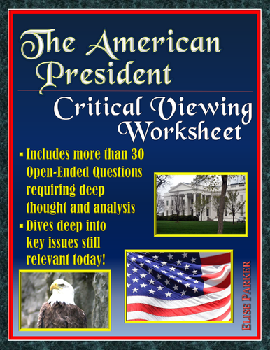 The American President -- Critical Viewing Questions Worksheet PDF ...