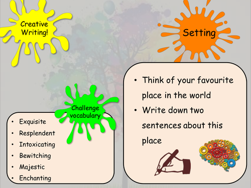 Y7 Creative Writing - Setting | Teaching Resources