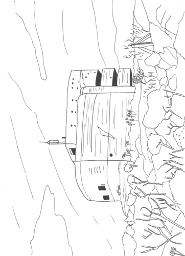 World War Two Bunker Colouring Page | Teaching Resources