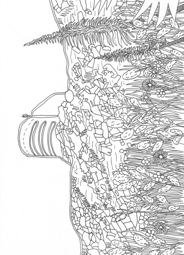 World War Two Bunker Colouring Page | Teaching Resources