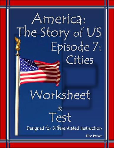 America the Story of US Episode 7 Quiz and Worksheet: Cities | Teaching ...