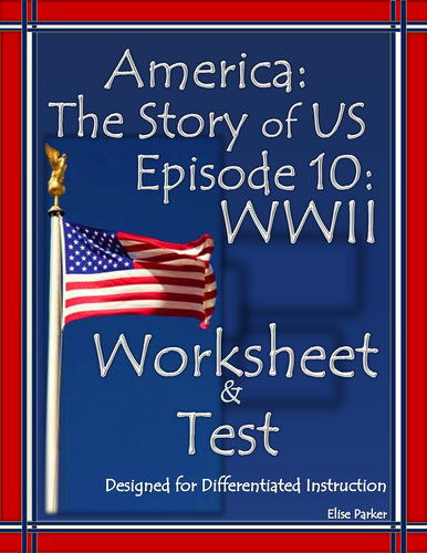 America the Story of US Episode 10 Quiz and Worksheet: World War II ...