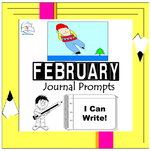 February Writing Prompts | February Journal Prompts | Teaching Resources