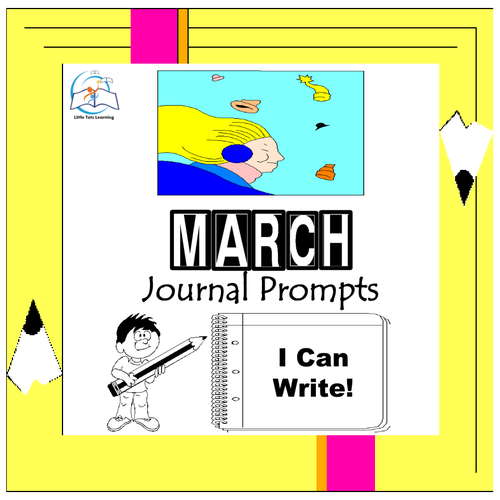 March Writing Prompts | March Journal Prompts | Teaching Resources