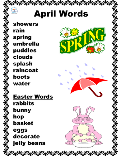 April Writing Prompts | April Journal Prompts | Teaching Resources