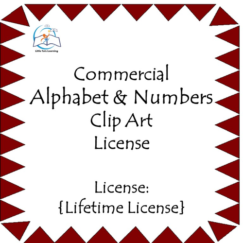 Alphabet & Numbers Clip Art - Commercial {LIFETIME LICENSE} - 303 PNG ...