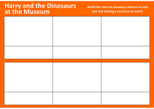 HARRY & THE DINOSAURS AT THE MUSEUM STORY -EYFS KS1 ENGLISH SCIENCE ...