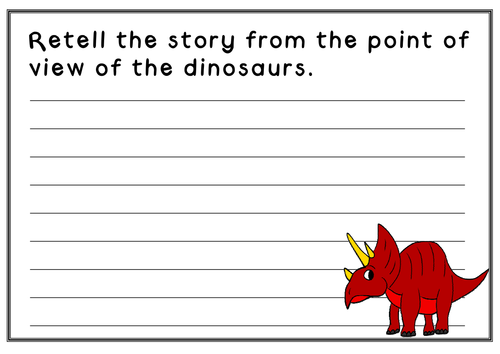 HARRY & THE DINOSAURS AT THE MUSEUM STORY -EYFS KS1 ENGLISH SCIENCE ...