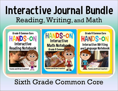 Interactive Notebook Sixth Grade Common Core Bundle | Teaching Resources