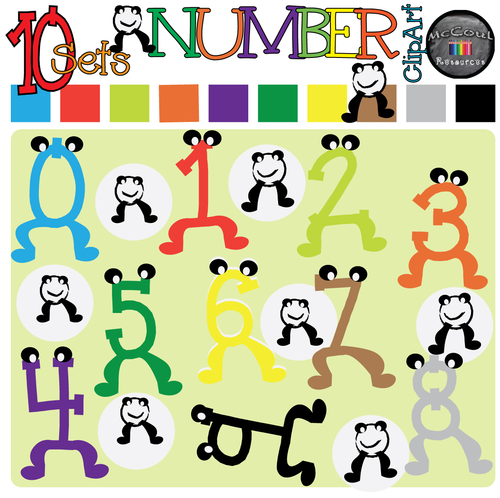 Number Clipart | Teaching Resources
