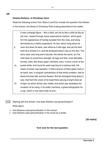 A Christmas Carol Mock Exam Questions - AQA by nat0992 - Teaching ... A Christmas Carol Mock Exam Questions - AQA by nat0992 - Teaching ...