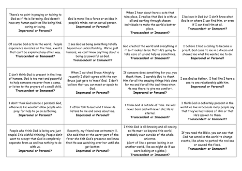 Attributes of God 9-1 by jowebb66 - Teaching Resources - TES