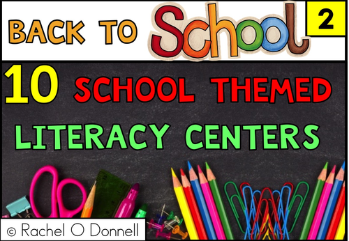 Back to School September Literacy Centers Second Grade Two | Teaching ...