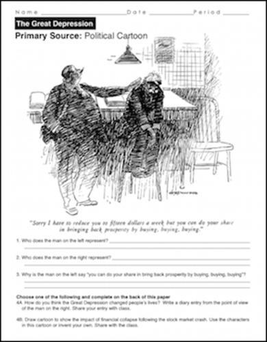 The Great Depression/New Deal Unit - PPTs w/Videos, Handouts, Tests ...