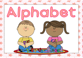 ALPHABET FLASHCARDS POSTERS WORKSHEETS ACTIVITIES LETTERS ABC girls ...