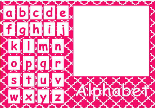 ALPHABET FLASHCARDS POSTERS WORKSHEETS ACTIVITIES LETTERS ABC girls ...